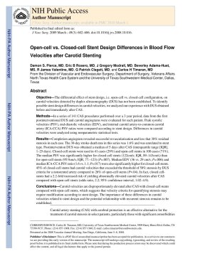Open cell versus closed cell stent desig