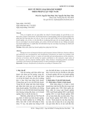 Bàn về phân loại doanh nghiệp theo pháp luật việt nam