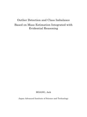 Outlier Detection And Class Imbalance Based On Mass Estimation Integrated With Evidential Reasoning