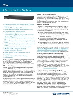 CP4 4Series Control System