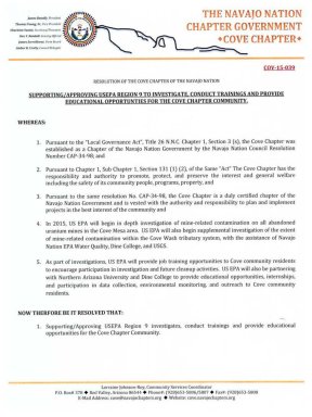 resolution_of_the_cove_chapter_of_the_navajo_nation