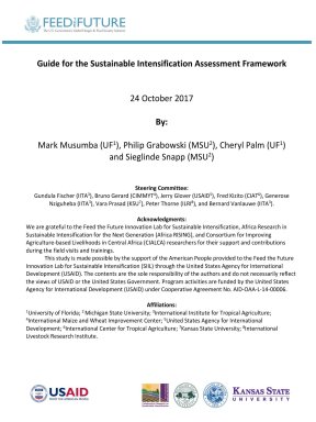 Guide for SI Assessment Framework - 10.24.17