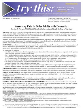 PAINAD (Pain Assessment in Advanced Dementia Scale)
