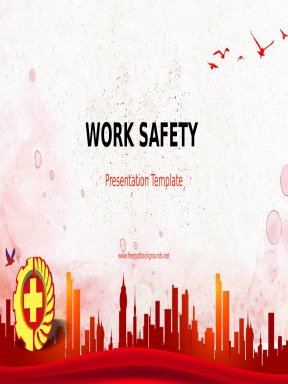 (Mẫu powerpoint) work safety powerpoint template