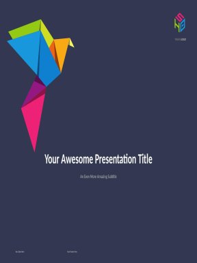 (Mẫu powerpoint) origami template showeet(standard)