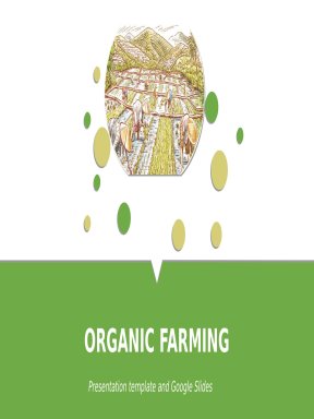 (Mẫu powerpoint) organic farming presentation