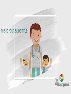 (Mẫu powerpoint) doctor and patients PPT template