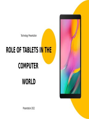 (Mẫu powerpoint) role of tablets in the computer world