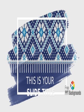 (Mẫu powerpoint) ethnic decoration template