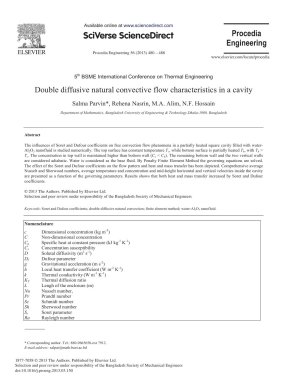 double diffusive natural convective flow characteristics in a cavity