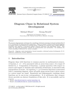 diagram chase in relational system development