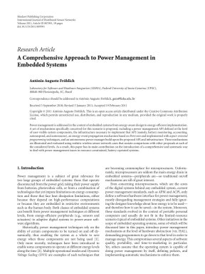 a comprehensive approach to power management in embedded systems