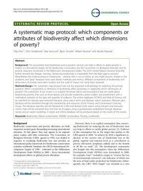 a systematic map protocol which components or attributes of ...
