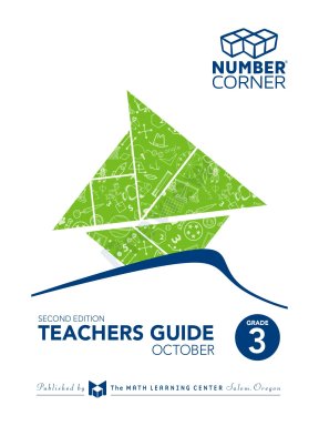 Number corner grade 3 teachers guide october
