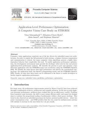application level performance optimization a computer vision case study ...