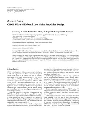 cmos ultra wideband low noise amplifier design