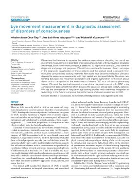 eye movement measurement in diagnostic assessment of disorders of ...