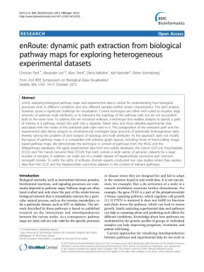 enroute dynamic path extraction from biological pathway maps for ...