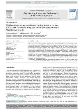 multiple response optimization of cutting forces in turning of ud gfrp ...