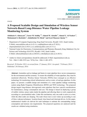 a proposed scalable design and simulation of wireless sensor network based long distance water ...