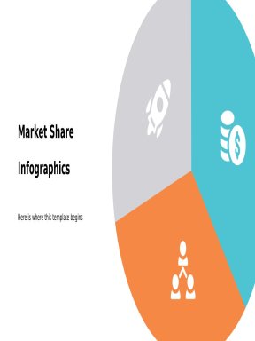 Market share infographics by slidesgo
