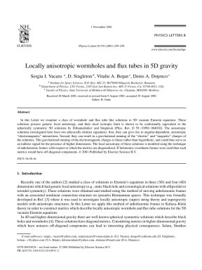 locally anisotropic wormholes and flux tubes in 5d gravity