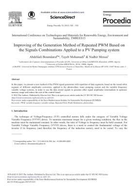 improving of the generation method of repeated pwm based on the signals combinations applied to ...
