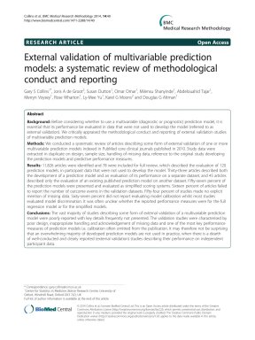 external validation of multivariable prediction models a systematic review of methodological conduct