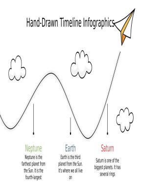 Hand drawn timeline infographics by slidesgo