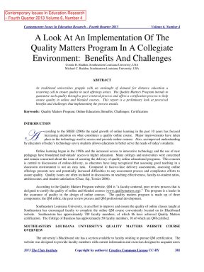 A+Look+At+An+Implementation+Of+The+Quality+Matters+Program+In+A ...