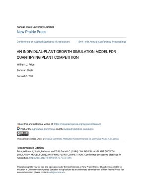 AN INDIVIDUAL-PLANT GROWTH SIMULATION MODEL FOR QUANTIFYING PLANT