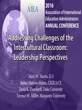 addressing challenges - presentation