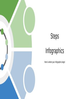 Steps infographics by slidesgo