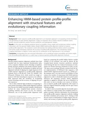 enhancing hmm based protein profile profile alignment with structural ...
