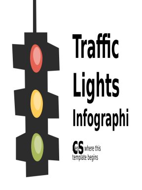 Traffic lights infographics by slidesgo