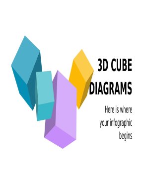 3D cube diagram by slidesgo by slidesgo