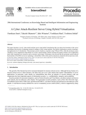 a cyber attack resilient server using hybrid virtualization