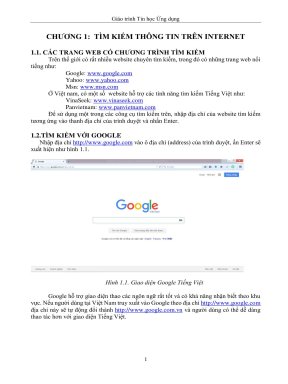 Giao trinh tin hoc ung dung