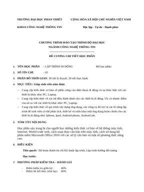 LAP TRINH TREN THIET BI DI DONG 2015