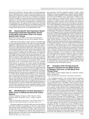551 evaluation of the x protein truncate expression potential from the ...