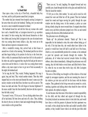 PIG by Roald Dahl (With Audio)