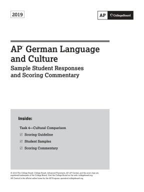 AP german language and culture samples and commentary from the 2019 ...