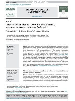 Determinants of intention to use the mobile banking apps: an extension ...