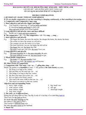 KINDS OF ADVANCED SENTENCE TRANSFORMATION PATTERNS