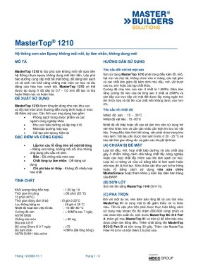 TDS mastertop 1210 VN