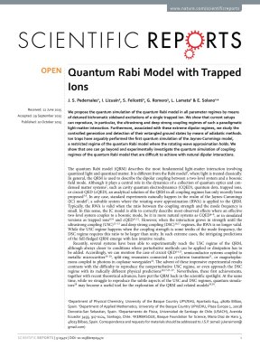 quantum rabi model with trapped ions