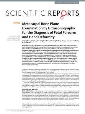 metacarpal bone plane examination by ultrasonography for the diagnosis ...