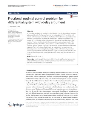 fractional optimal control problem for differential system with delay argument