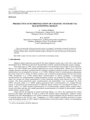 projective synchronization of chaotic systems via backstepping design