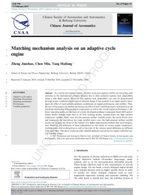 matching mechanism analysis on an adaptive cycle engine